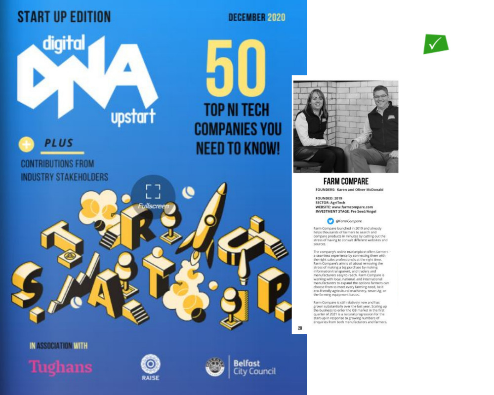 TOP 50 NI Tech Startups you need to know about! | Farm Compare